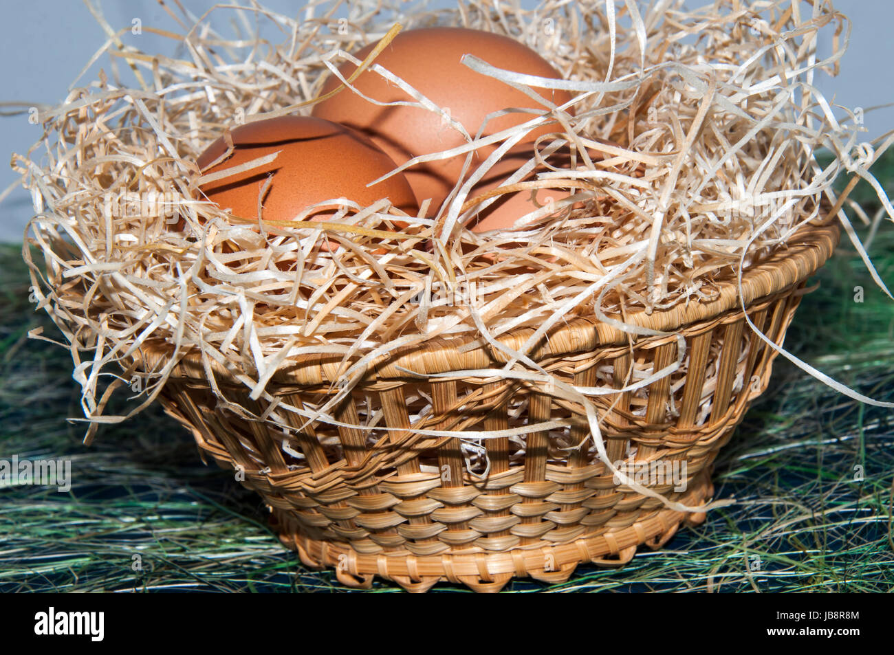 Fresh eggs for the feast of Easter, the radiant resurrection of Christ ...