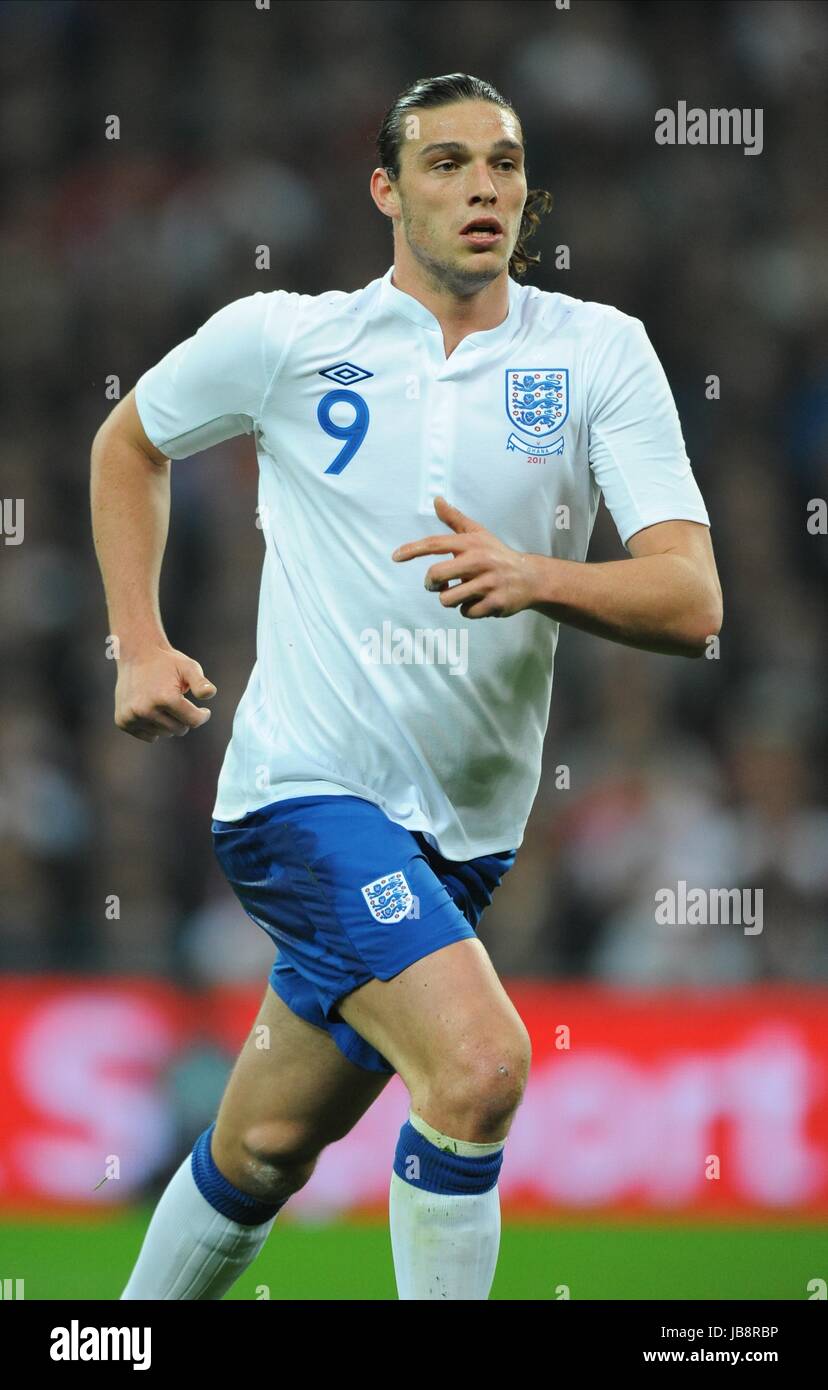 ANDY CARROLL ENGLAND WEMBLEY STADIUM LONDON ENGLAND 29 March 2011 Stock ...