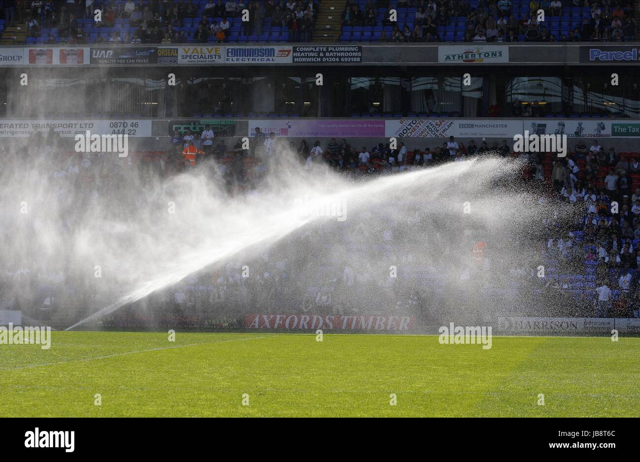 Football pitch sprinklers hi-res stock photography and images - Alamy