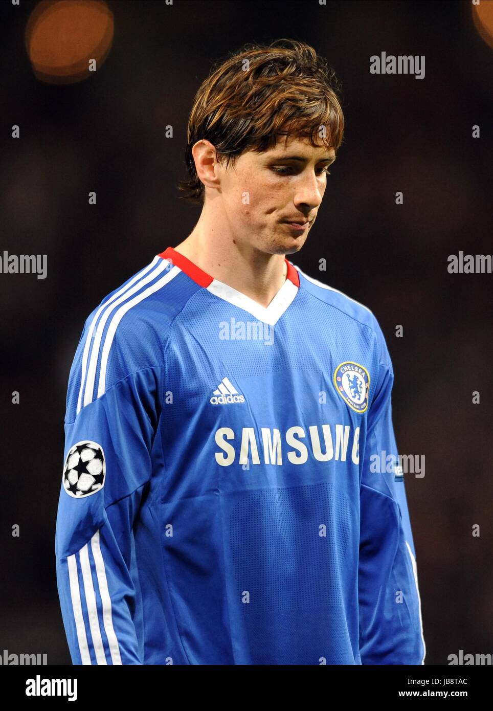 FERNANDO TORRES CHELSEA FC CHELSEA FC OLD TRAFFORD MANCHESTER ENGLAND ...