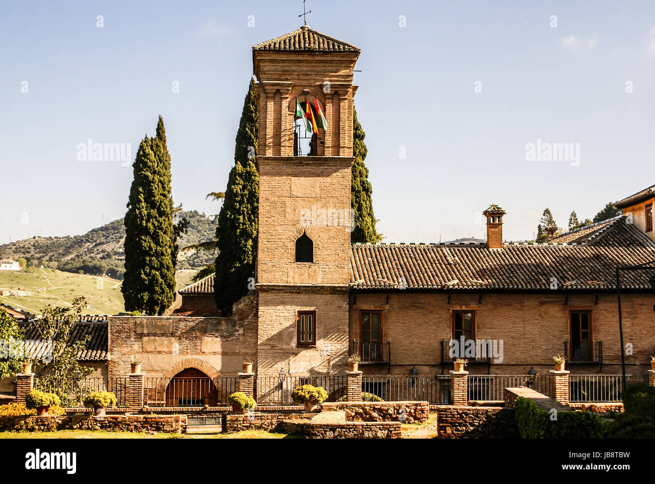 View of the famous Alhambra, Granada, Spain Stock Photo - Alamy