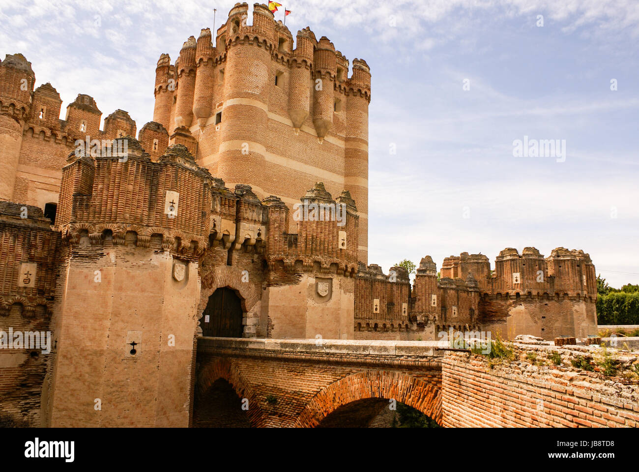 Coca Castle (Castillo de Coca) is a fortification constructed in the ...