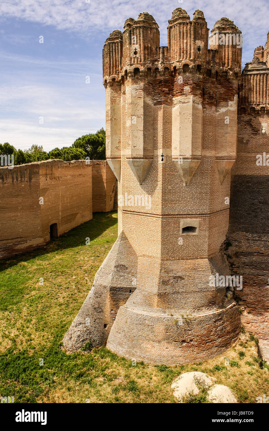 Coca Castle (Castillo de Coca) is a fortification constructed in the ...