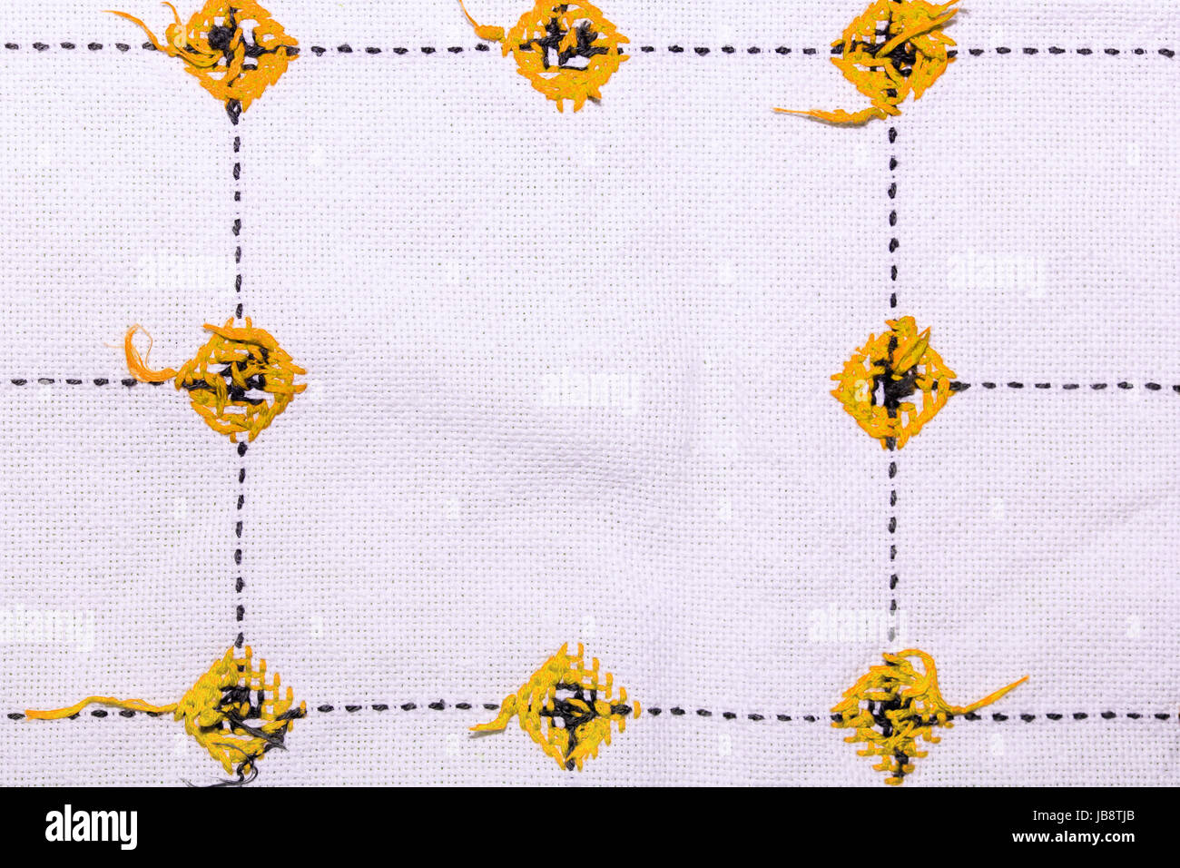 background with embroidery, types of embroidery Stock Photo - Alamy