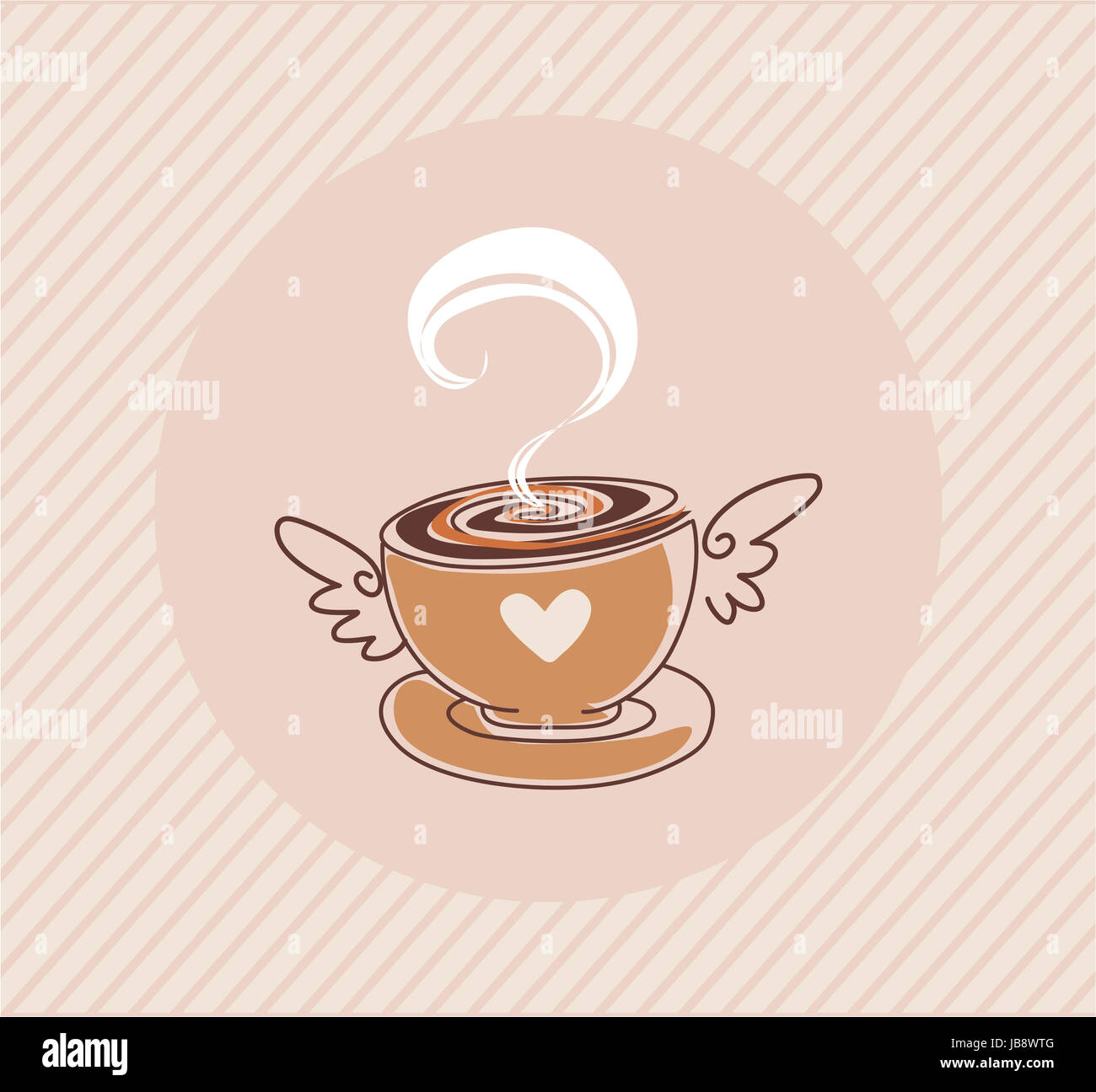 Vector coffee cap Stock Photo - Alamy