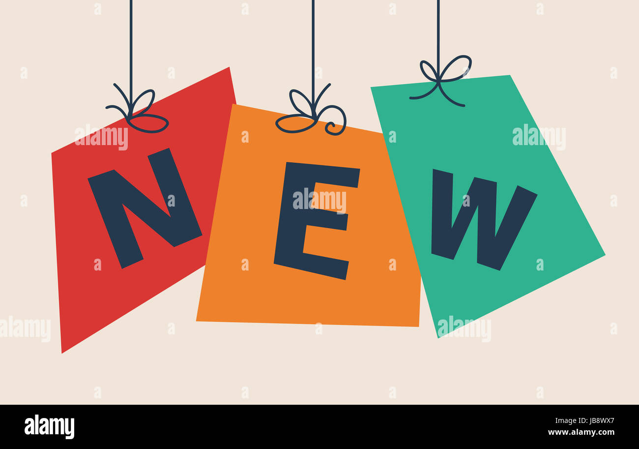 Sign New. Vector Stock Photo - Alamy
