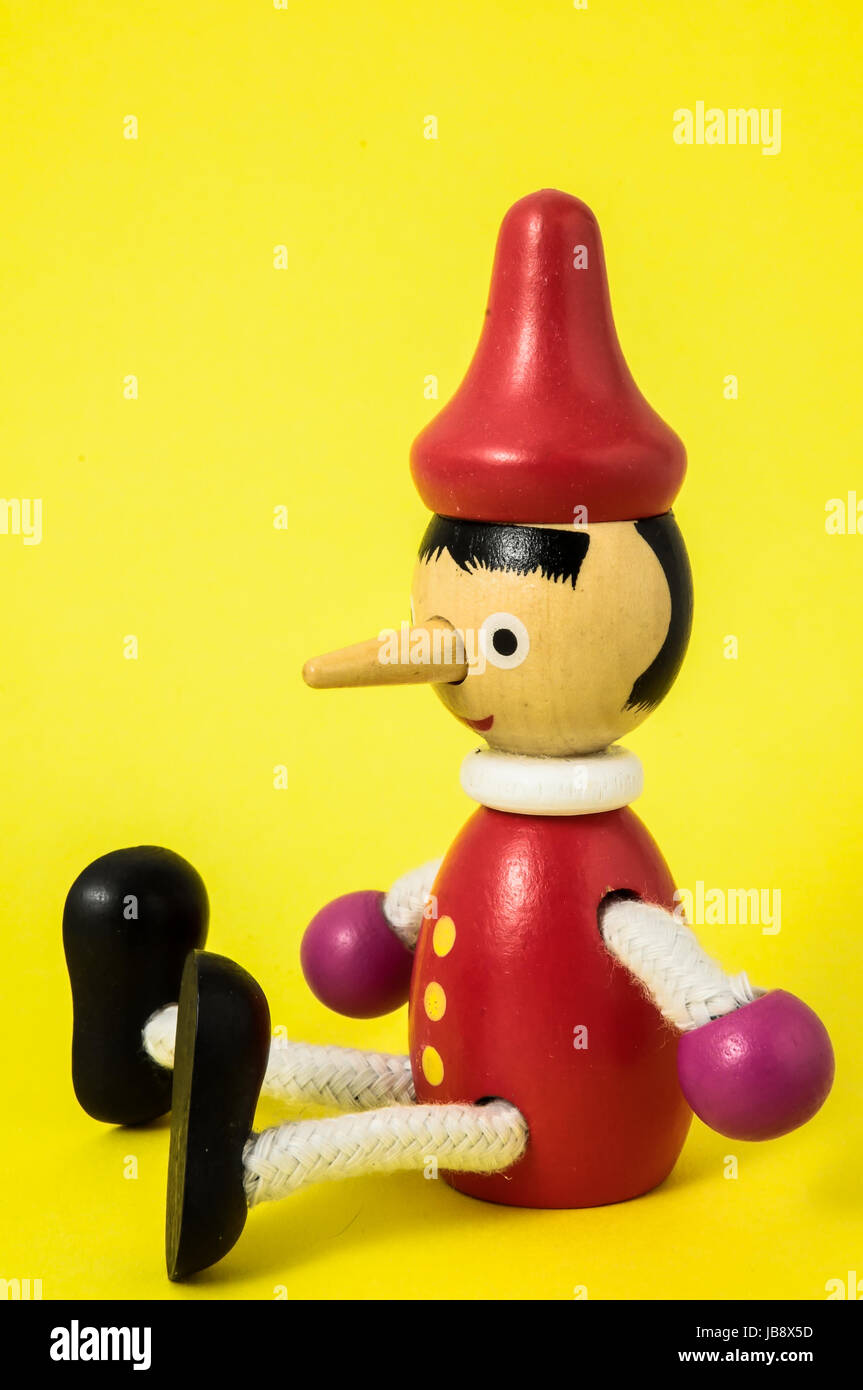 Vintage pinocchio string puppet hi-res stock photography and images - Alamy