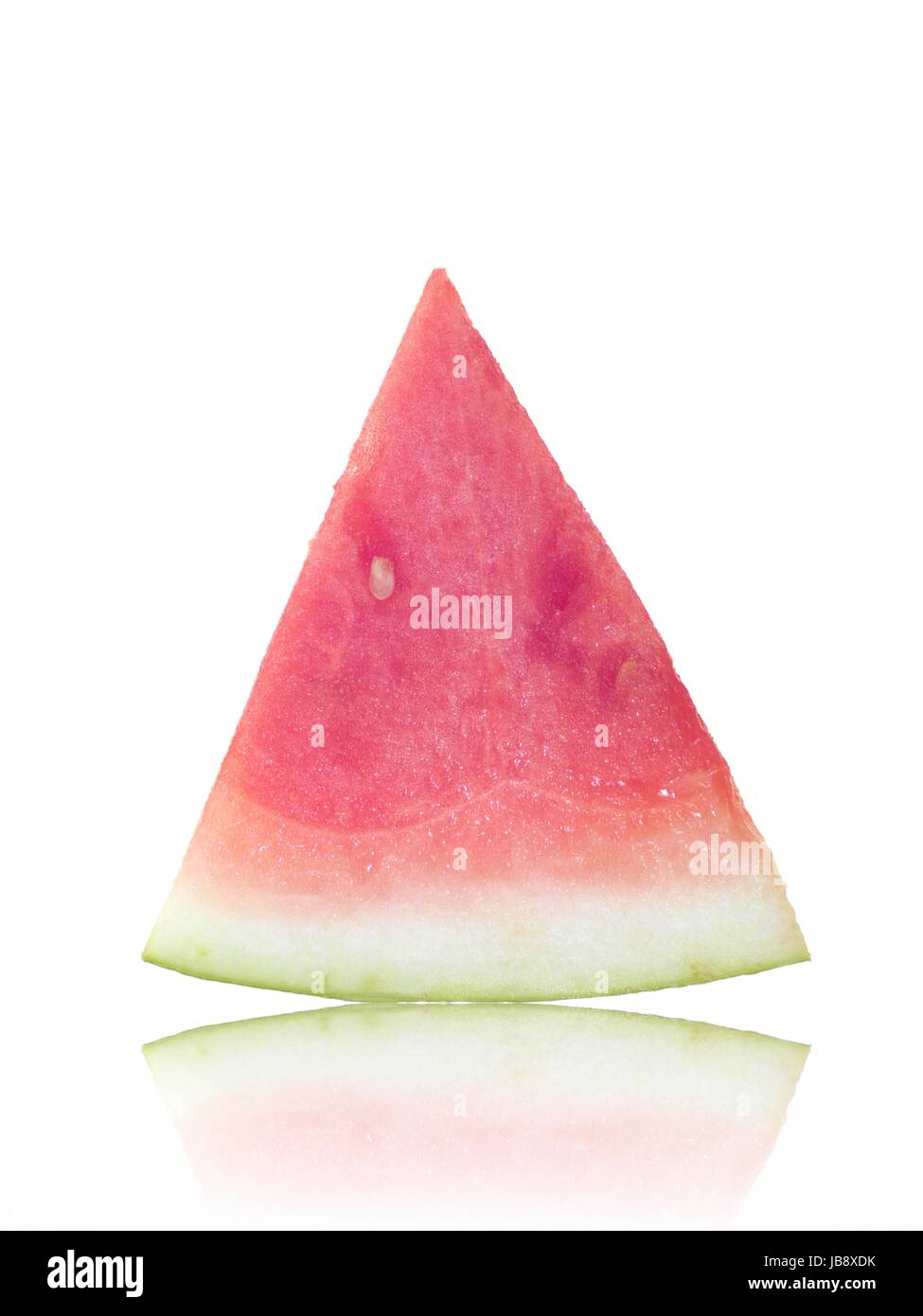 Watermelon slices isolated against a white background Stock Photo - Alamy