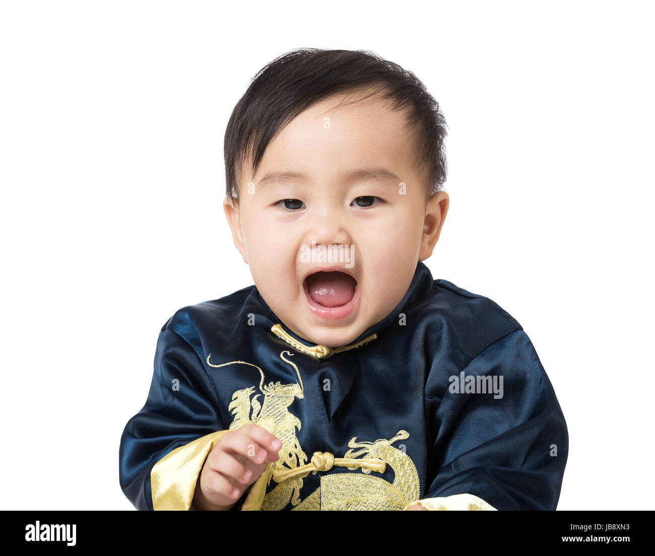 Chinese baby screaming Stock Photo - Alamy