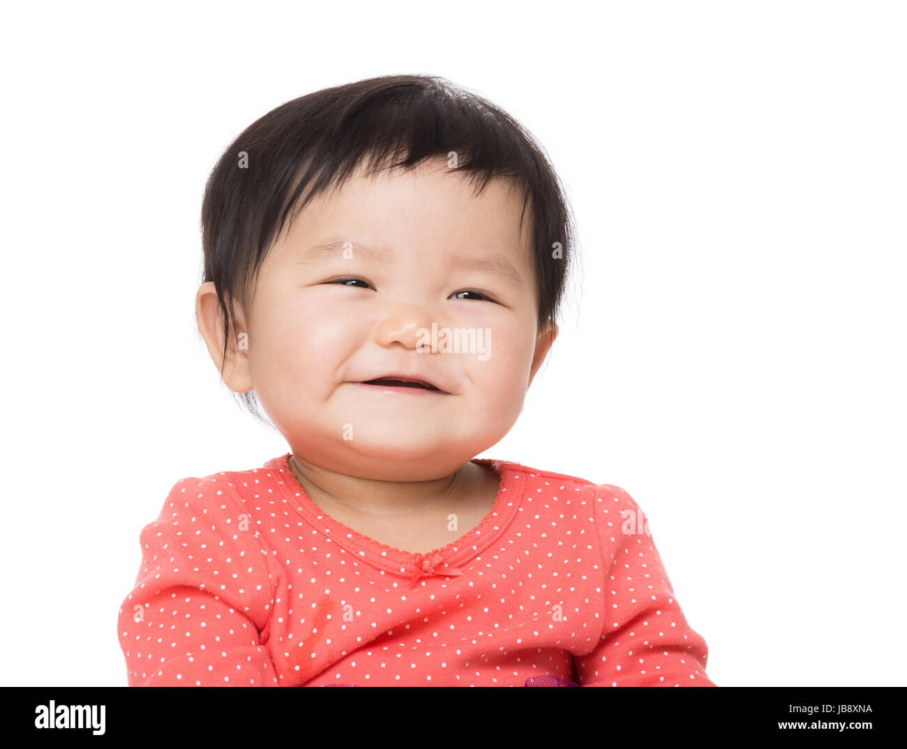 Smiling asian baby Stock Photo - Alamy