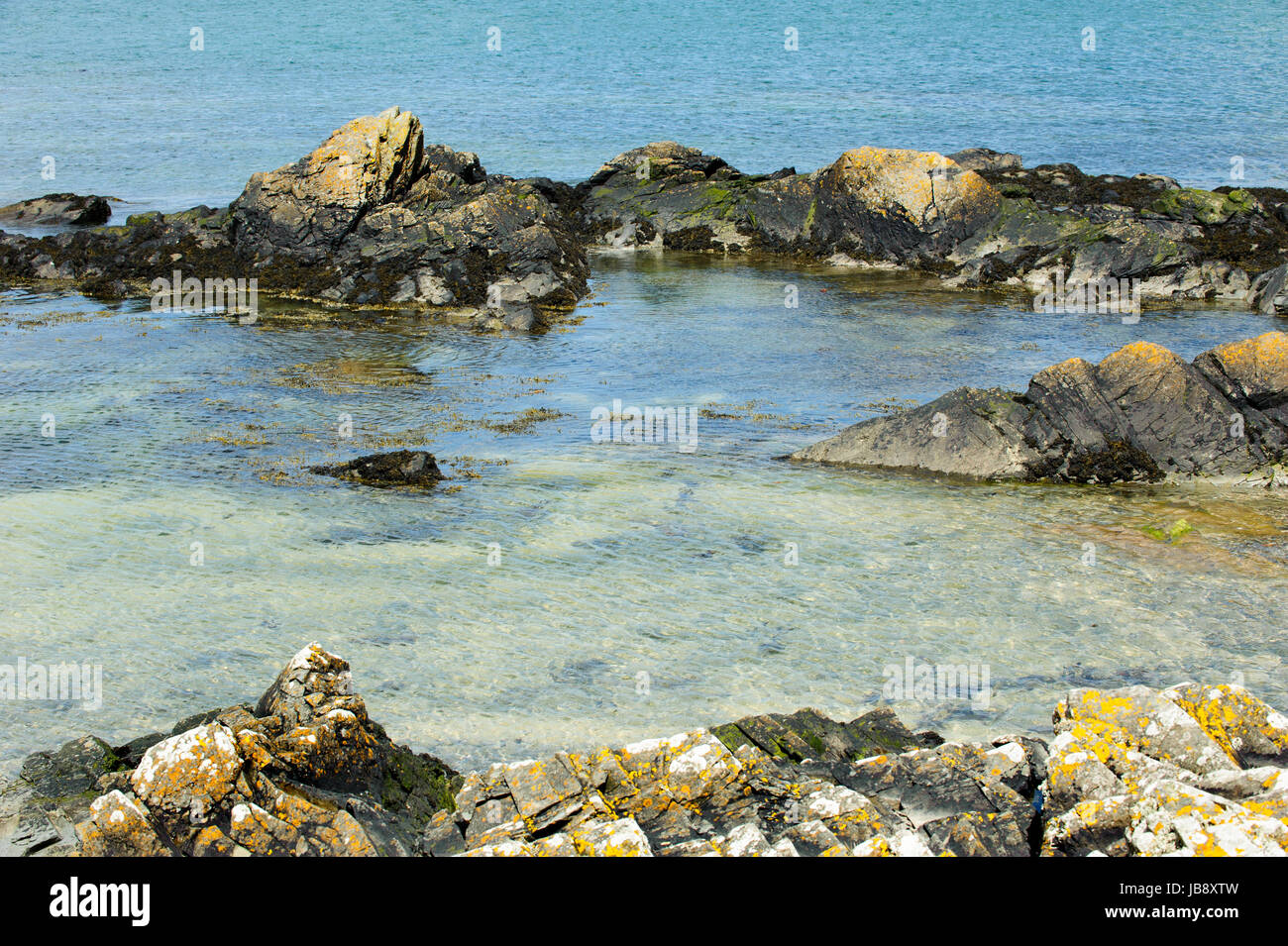 Beautiful seascape in Skerries town, Ireland Stock Photo - Alamy