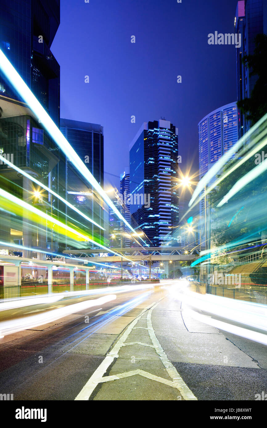Busy traffic in city Stock Photo - Alamy