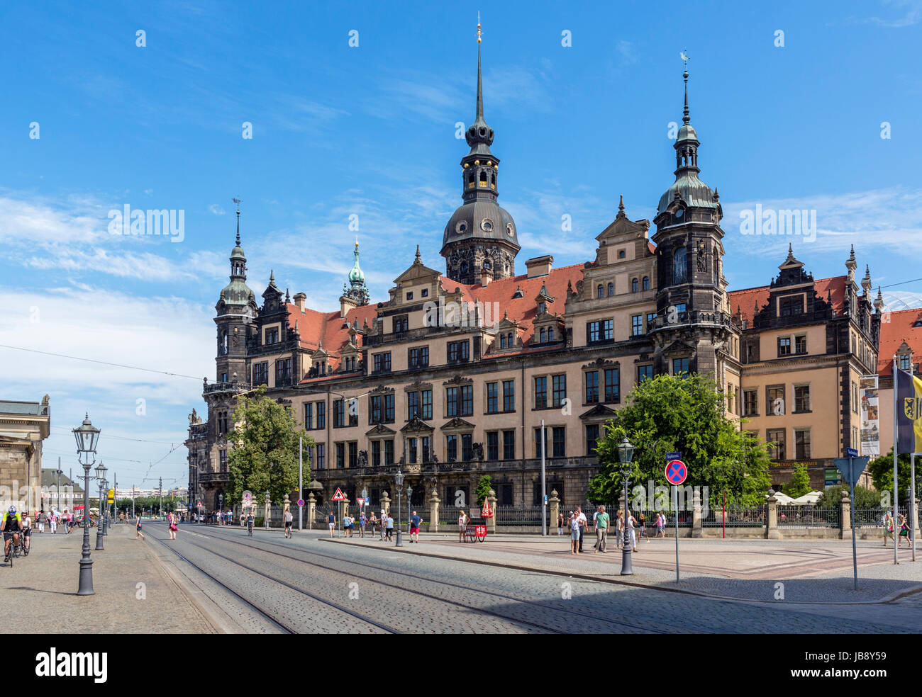 Dresden Castle (Dresdner Residenzschloss), Dresden, Saxony, Germany ...