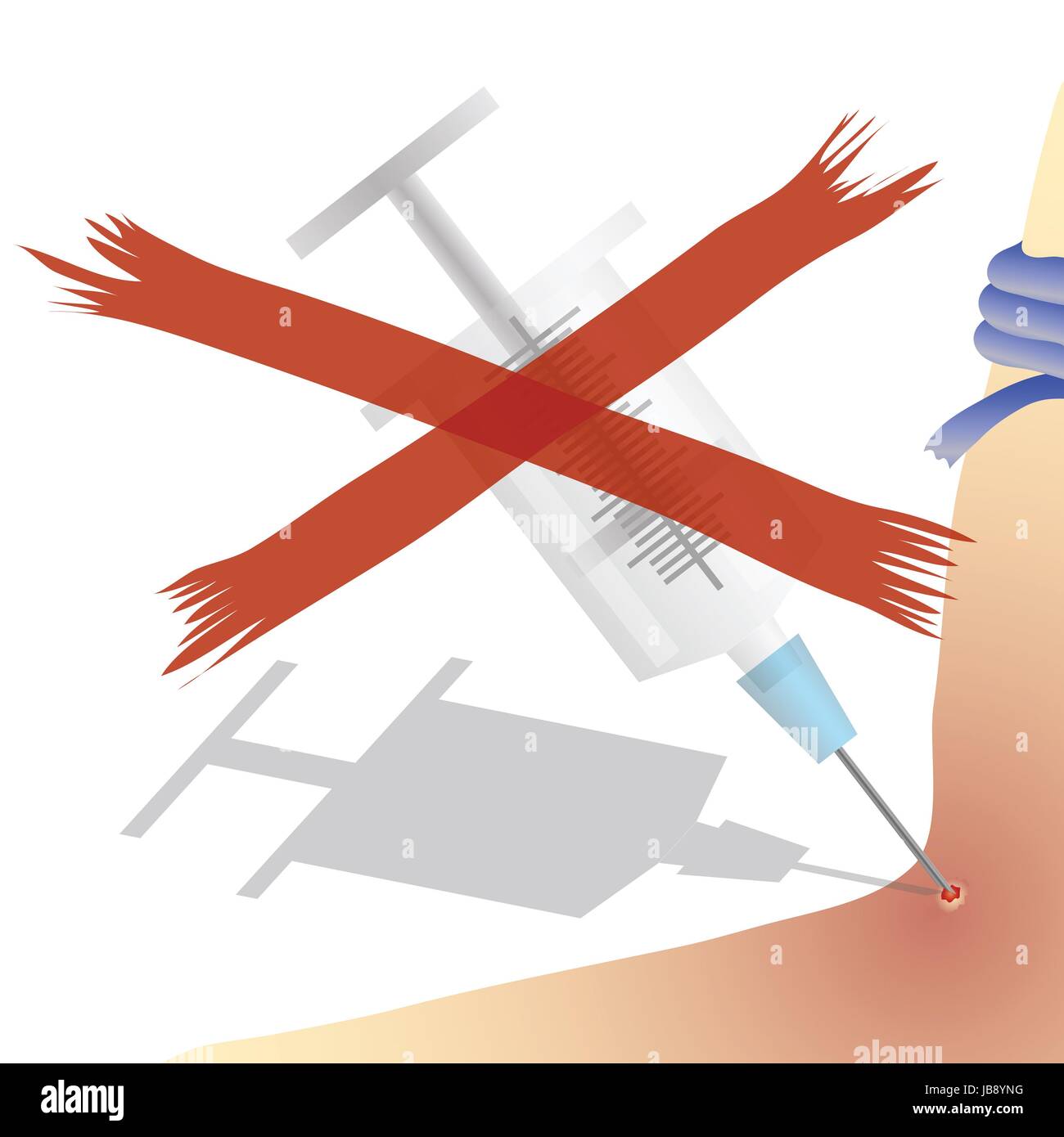 colorful illustration with stop drugs for your design Stock Photo - Alamy