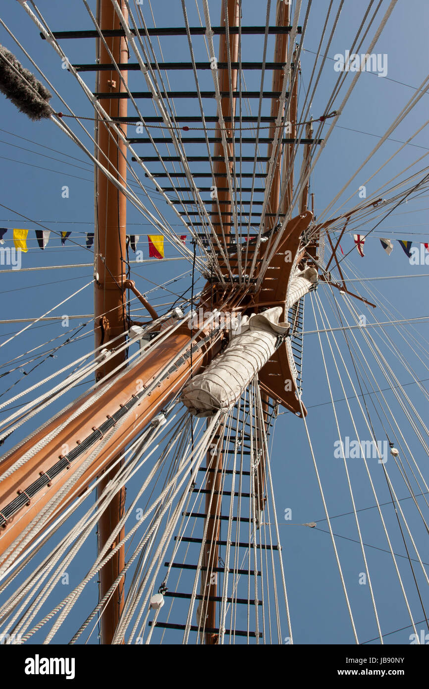 boat mast Stock Photo - Alamy