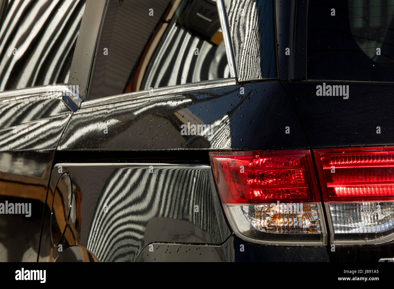 Reflections in car, Los Angeles, California, USA Stock Photo - Alamy