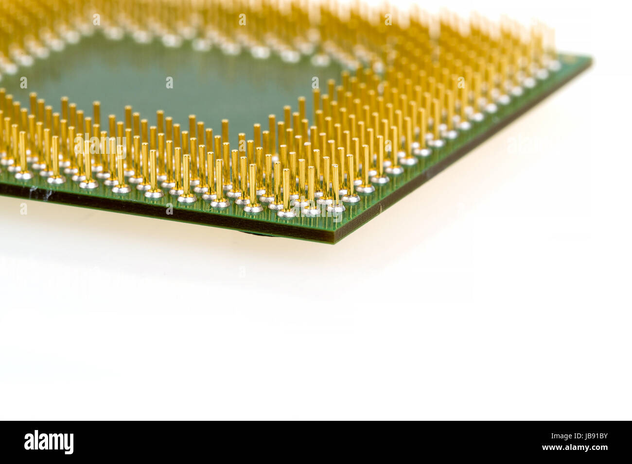 macro of computer processor isolated on white Stock Photo - Alamy