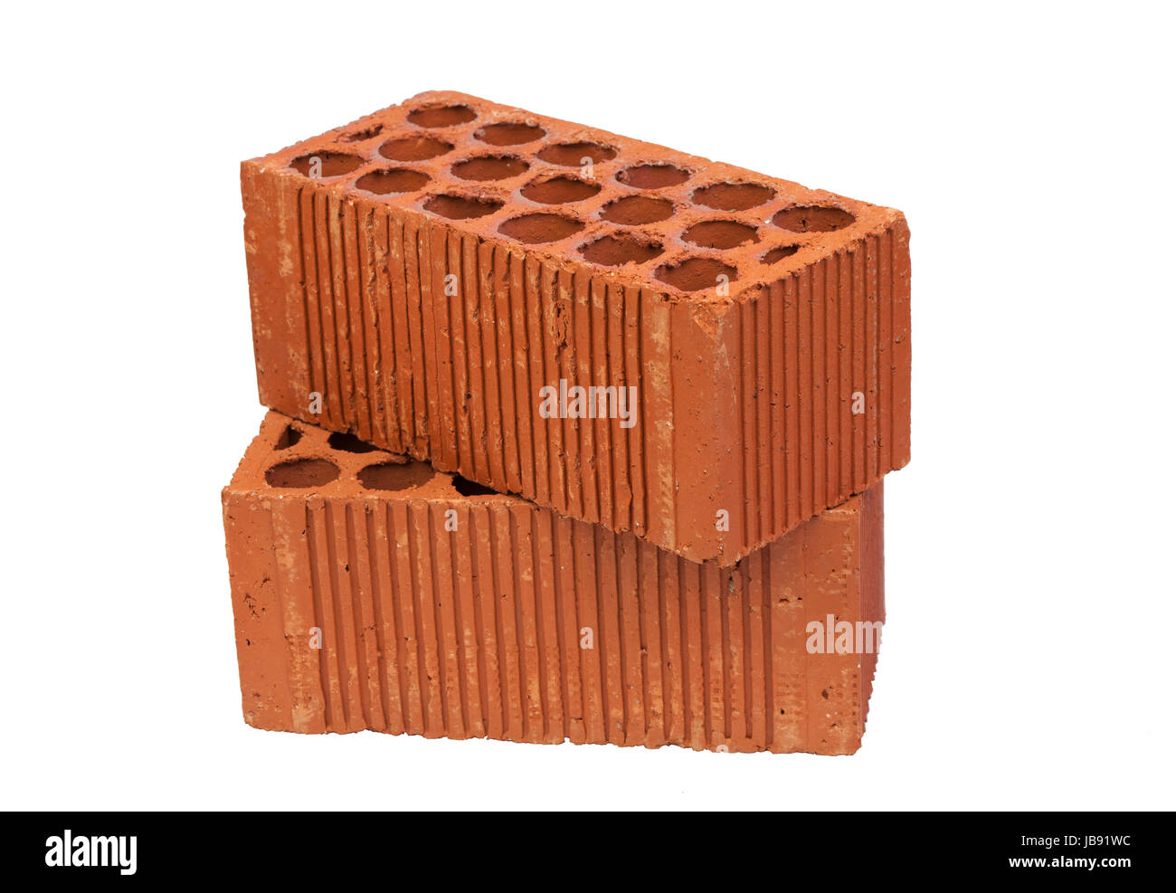 Construction Material a brick isolated on white background Stock Photo ...