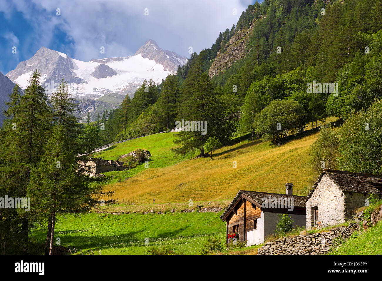 simplonpass simplon dorf Stock Photo - Alamy