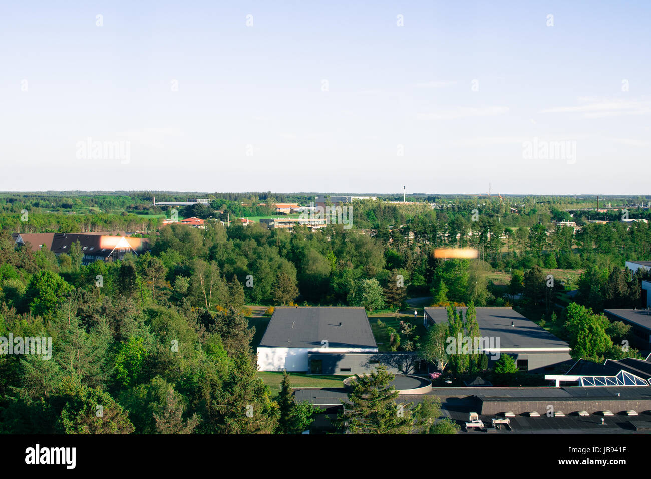 an outdoor park top view with many details Stock Photo - Alamy