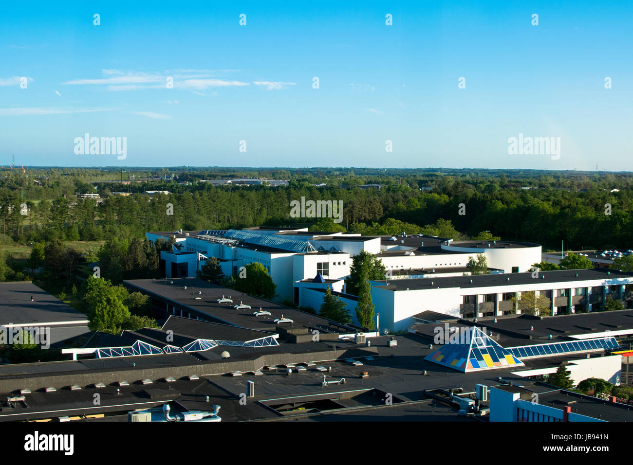an outdoor park top view with many details Stock Photo - Alamy
