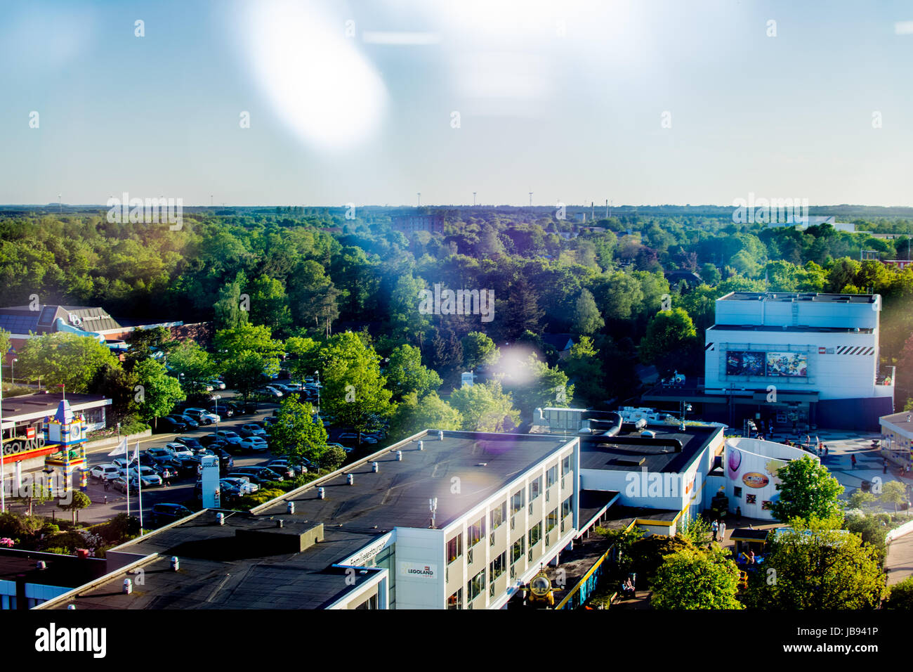 an outdoor park top view with many details Stock Photo - Alamy