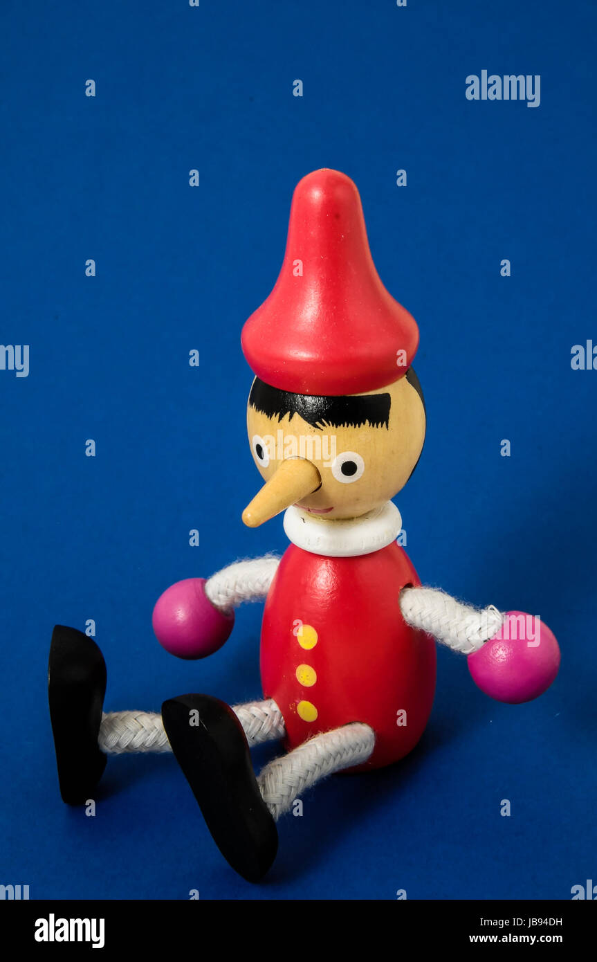 Vintage pinocchio string puppet hi-res stock photography and images - Alamy