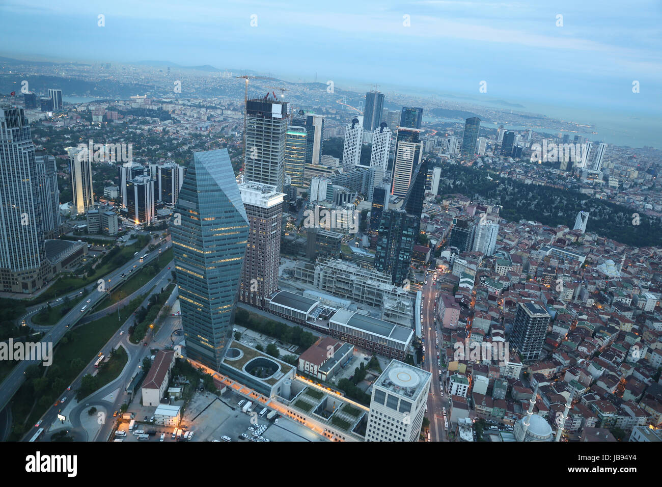 Aerial view of Istanbul City in Turkey Stock Photo - Alamy