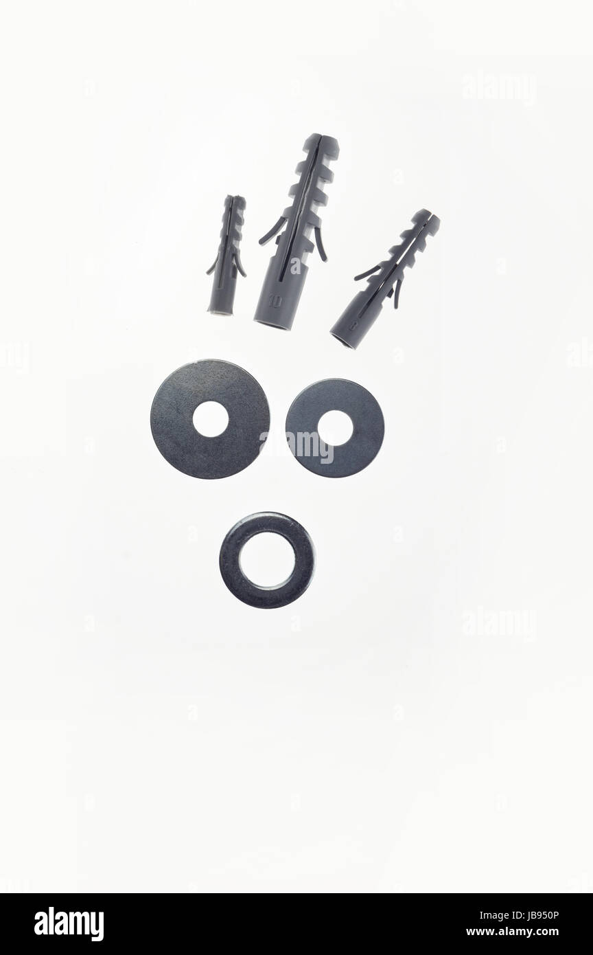 face composed of screws washers and bolts Stock Photo - Alamy