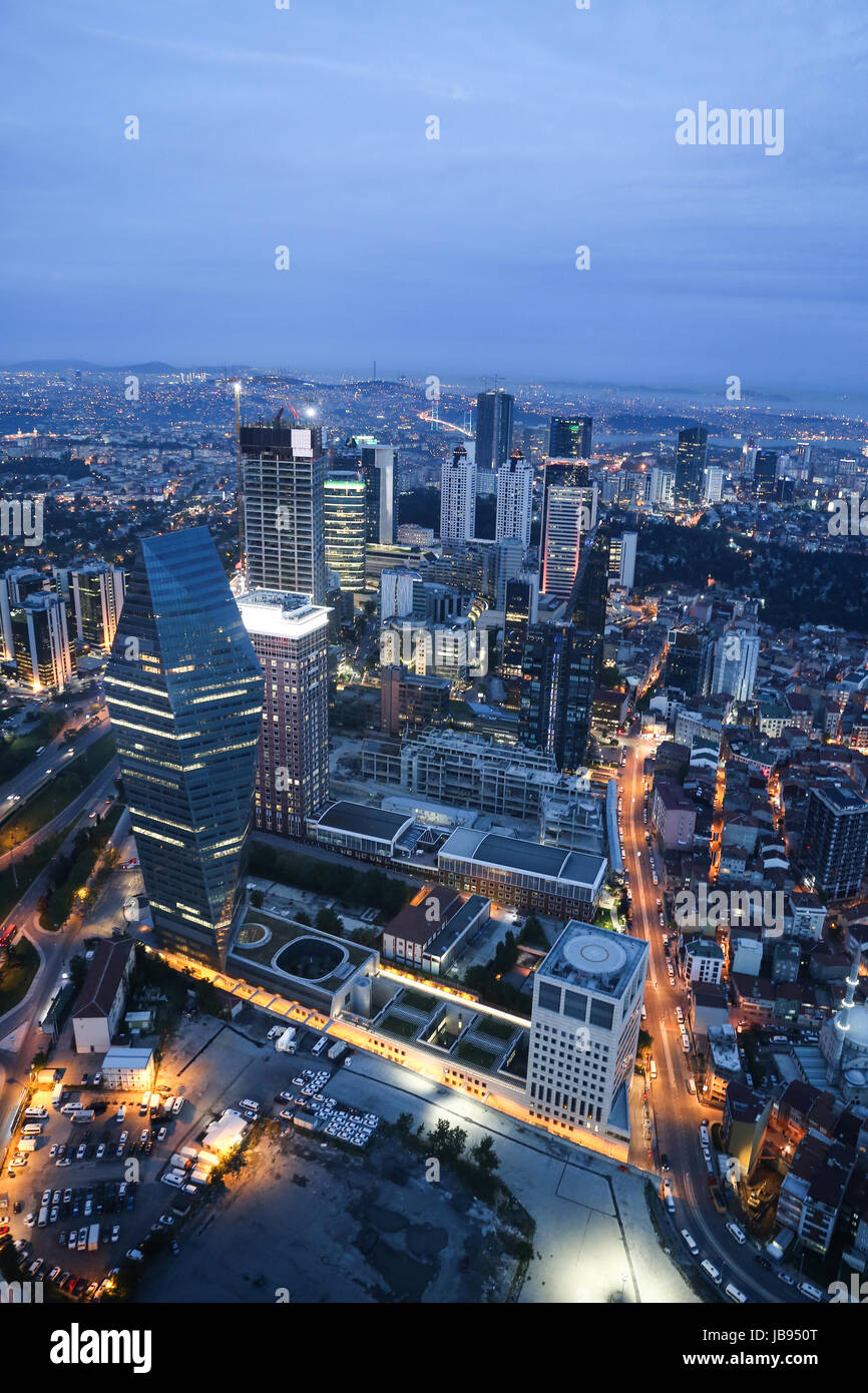 Aerial view of Istanbul City in Turkey Stock Photo - Alamy