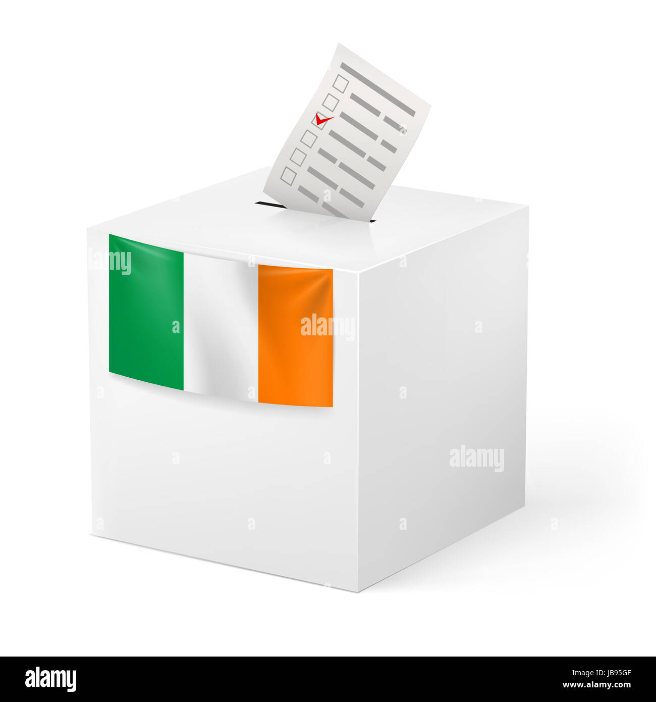Ballot paper ireland hi-res stock photography and images - Alamy
