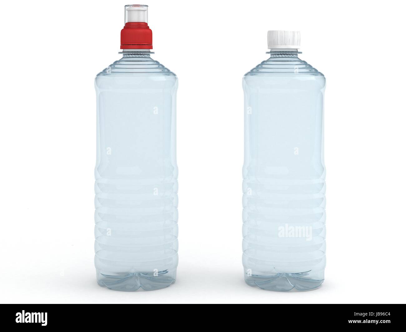 Empty bottles isolated on white background Stock Photo - Alamy