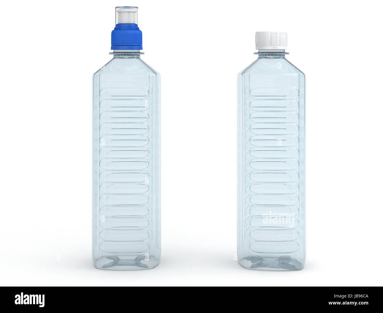 Empty disposable water bottles on Cut Out Stock Images & Pictures - Alamy