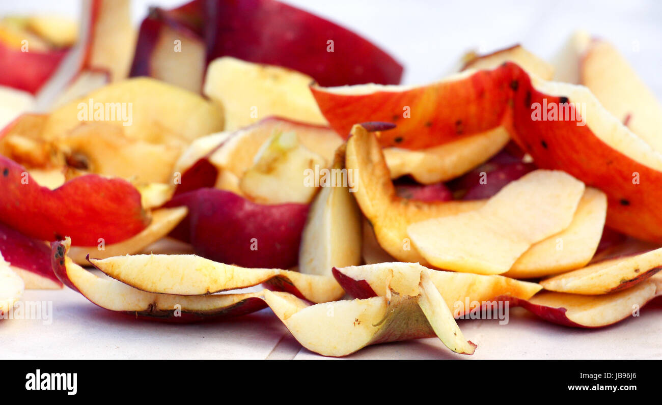 Red Apple Peeling with white background, close up shot,shallow dof ...
