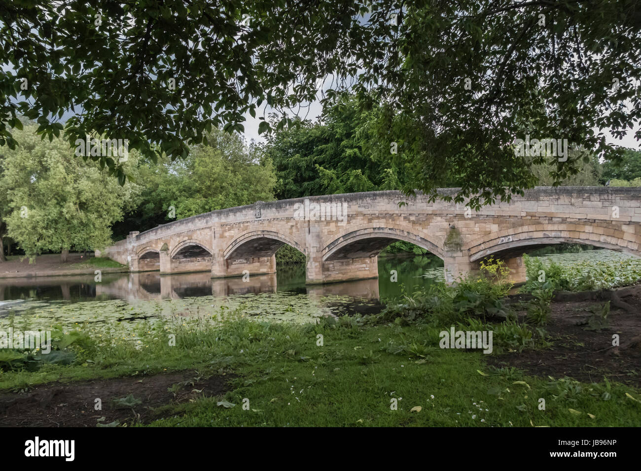 Abbey Park Bridge Stock Photo - Alamy