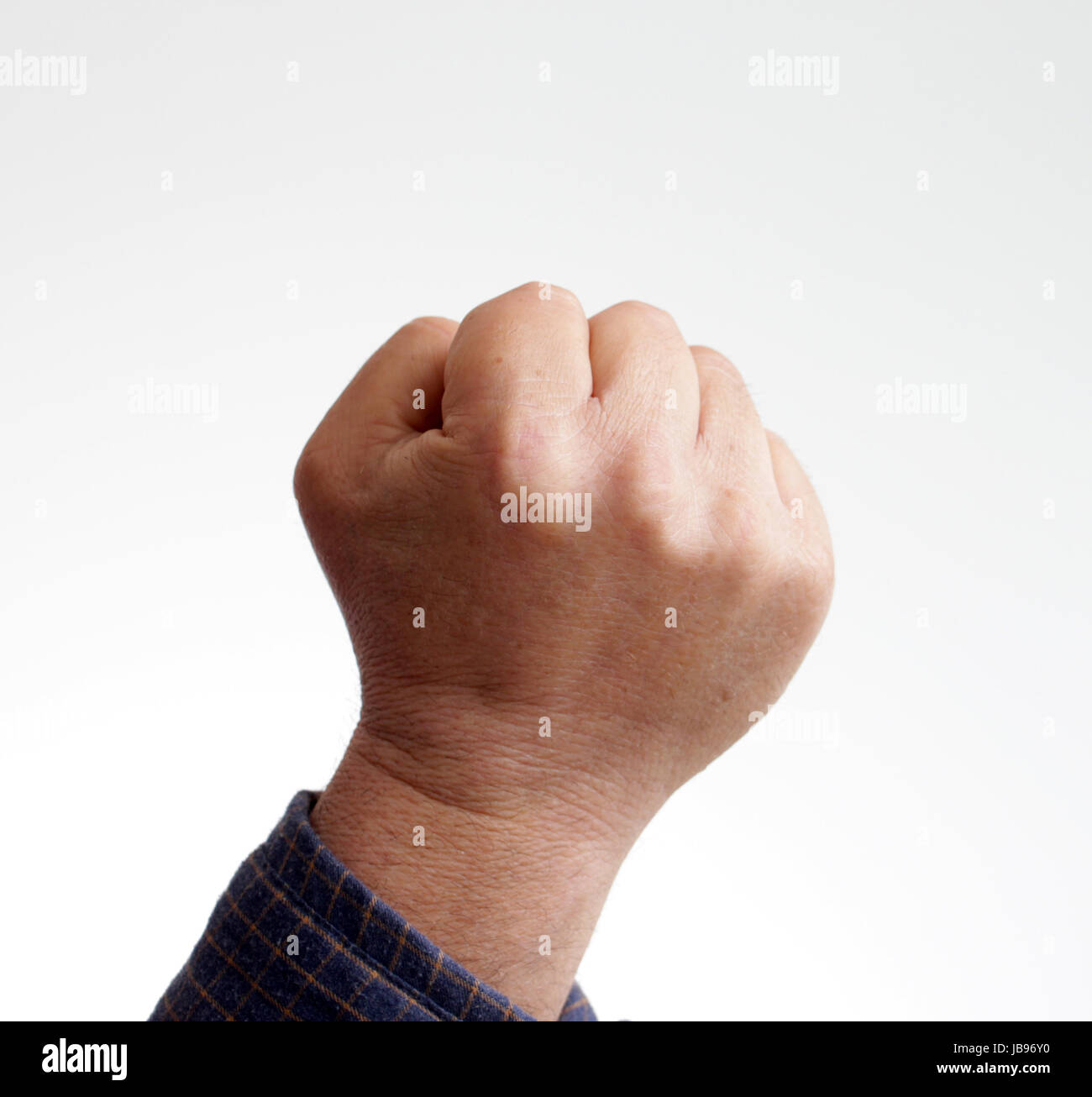 man's hand isolated on white background,image of a Stock Photo - Alamy