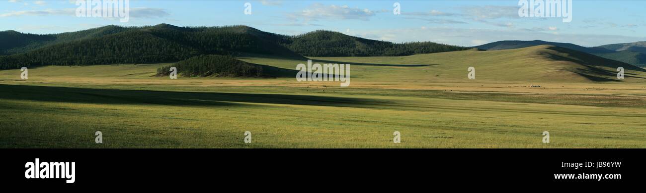 the mongolian steppe Stock Photo - Alamy