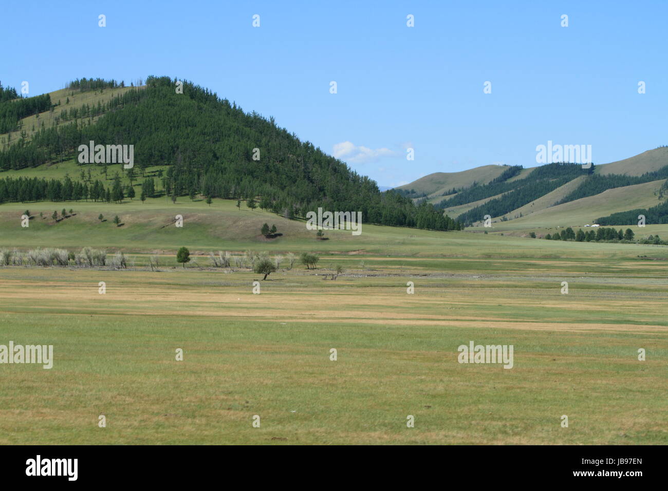 the mongolian steppe Stock Photo - Alamy