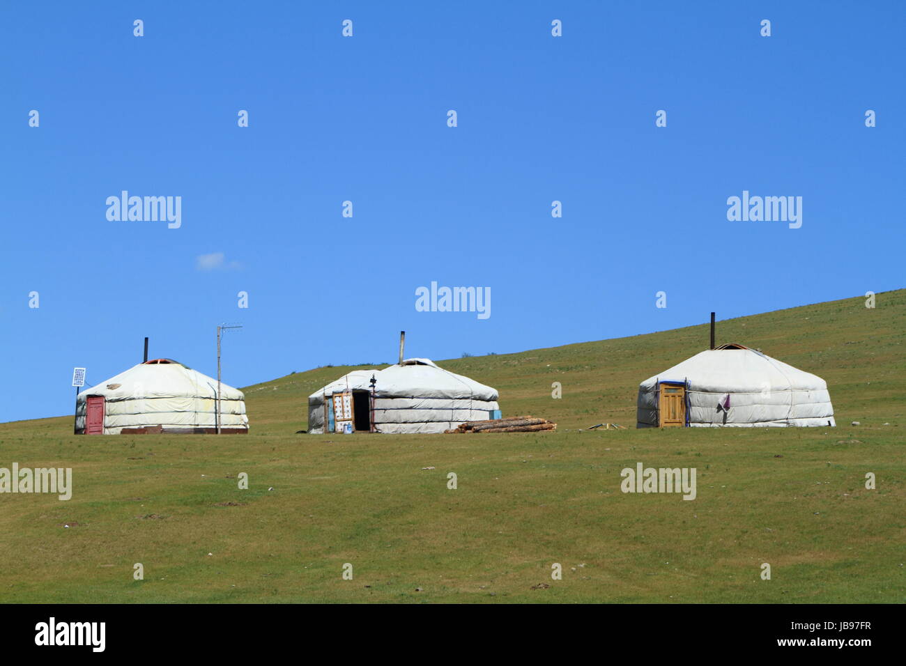 Mongolian jurte hi-res stock photography and images - Alamy