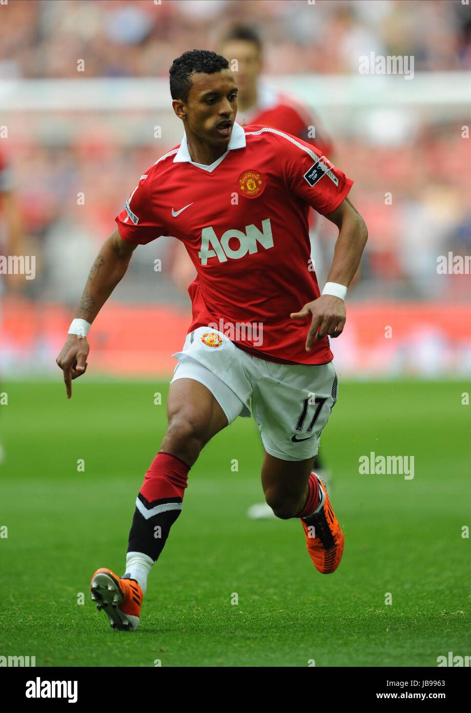 NANI MANCHESTER UNITED FC WEMBLEY STADIUM LONDON ENGLAND 16 April 2011 ...