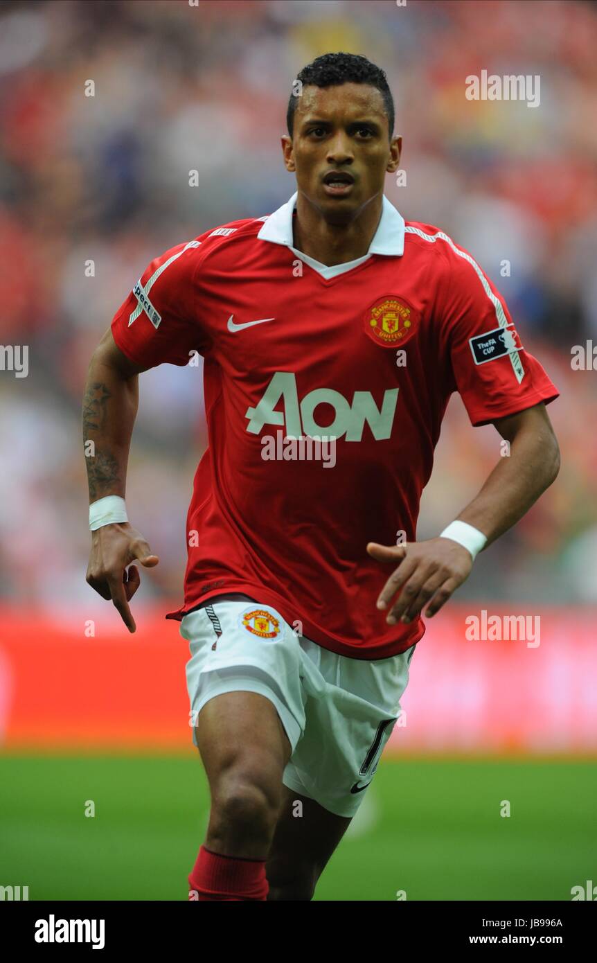 NANI MANCHESTER UNITED FC WEMBLEY STADIUM LONDON ENGLAND 16 April 2011 ...