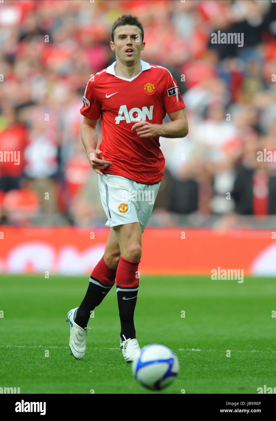 MICHAEL CARRICK MANCHESTER UNITED FC WEMBLEY STADIUM LONDON ENGLAND 16 ...