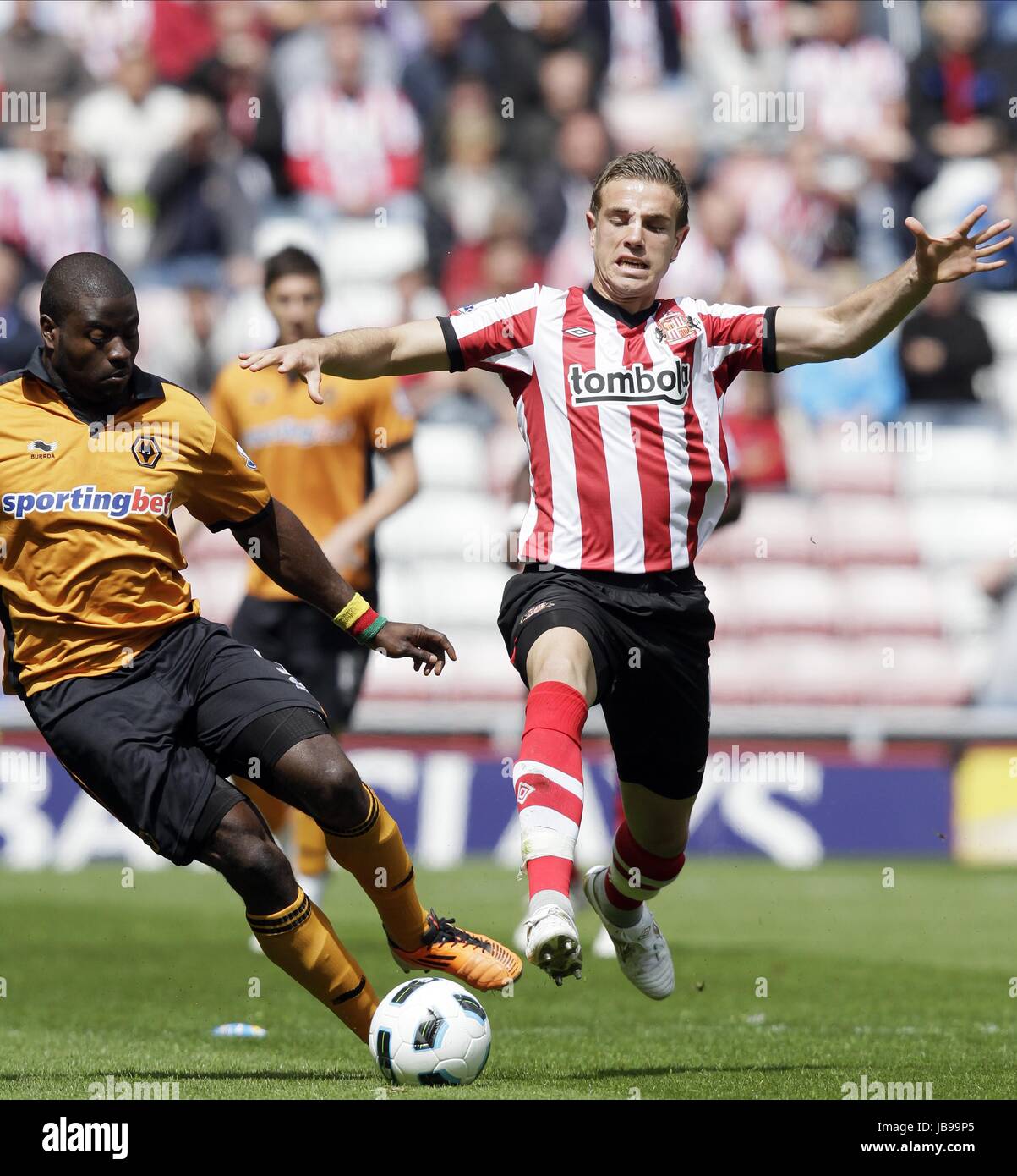 GEORGE ELOKOBI J HENDERSON SUNDERLAND V WOLVERHAMP SUNDERLAND V WOLVES ...