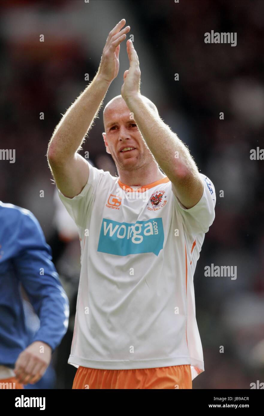 STEPHEN CRAINEY BLACKPOOL FC BLACKPOOL FC OLD TRAFFORD MANCHESTER ...