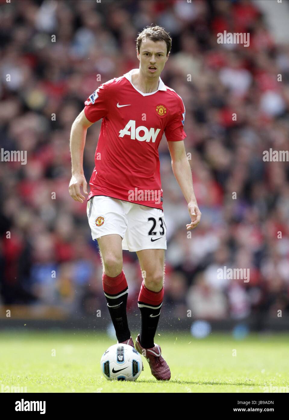 JOHNNY EVANS MANCHESTER UNITED FC MANCHESTER UNITED FC OLD TRAFFORD ...