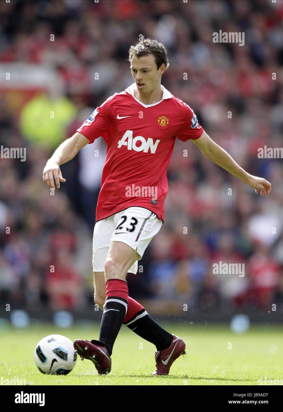 JOHNNY EVANS MANCHESTER UNITED FC MANCHESTER UNITED FC OLD TRAFFORD ...