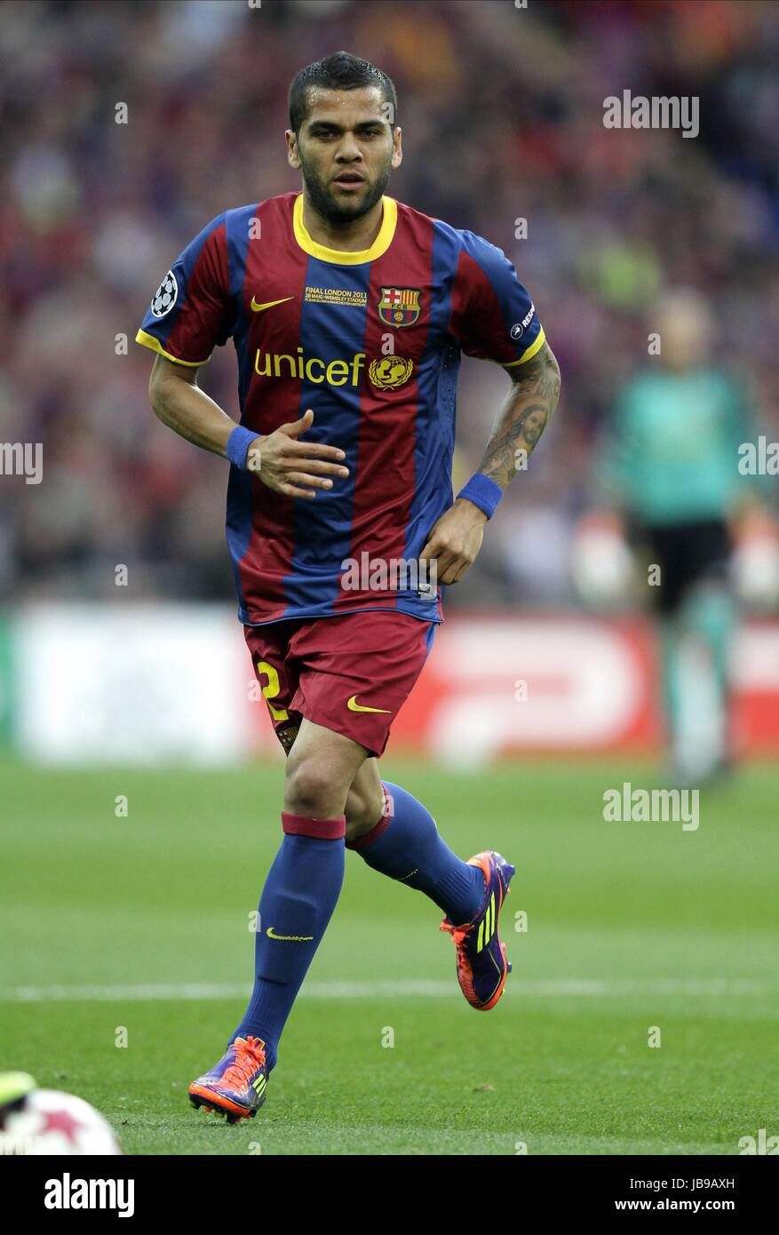DANI ALVES BARCELONA CF FC BARCELONA WEMBLEY STADIUM LONDON ENGLAND 28 ...