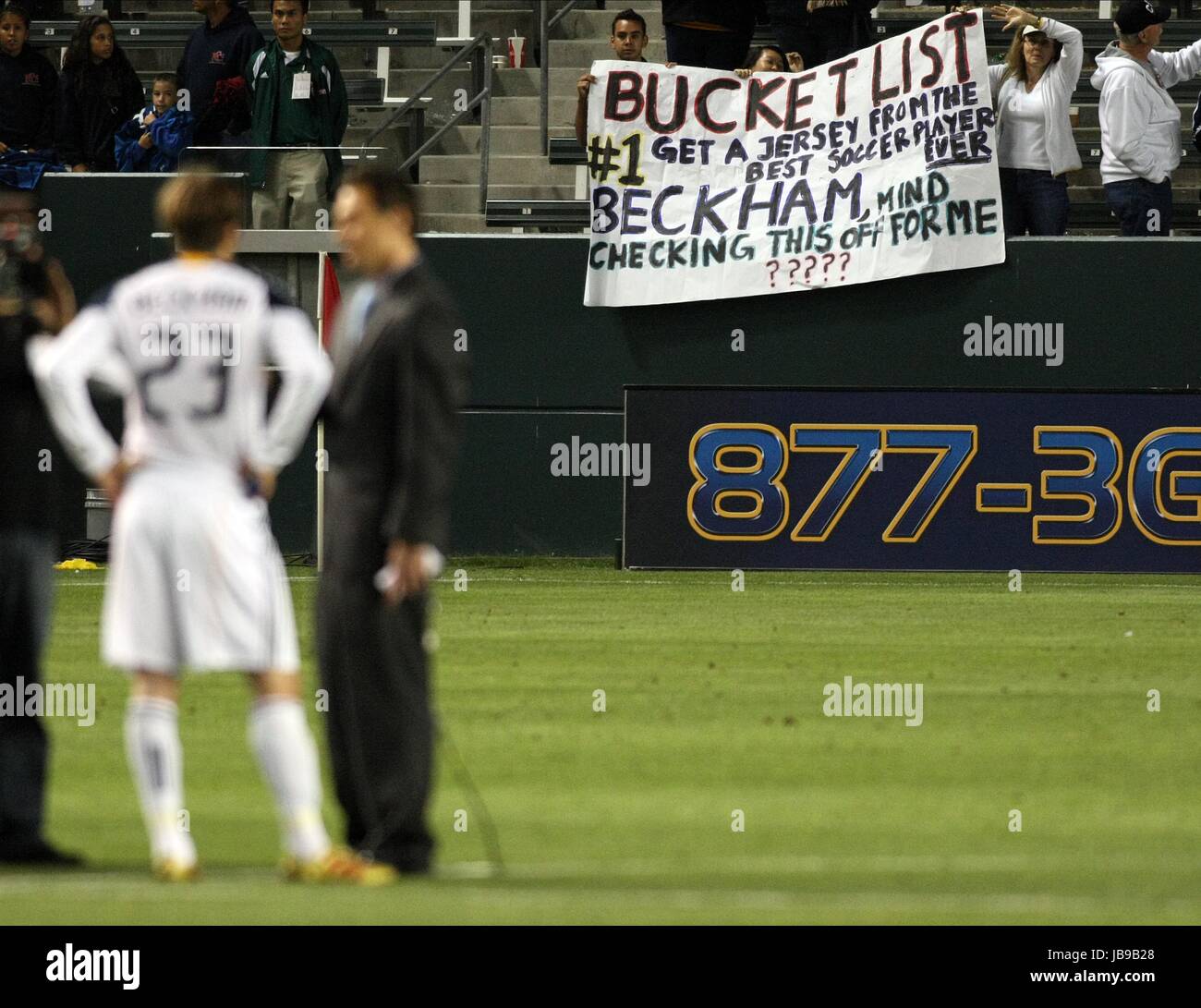 Beckham sign hi-res stock photography and images - Alamy