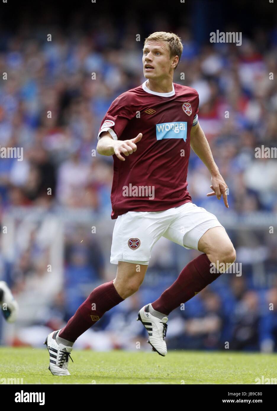 MARIUS ZALIUKAS HEARTS FC HEARTS FC IBROX GLASGOW SCOTLAND 23 July 2011 ...
