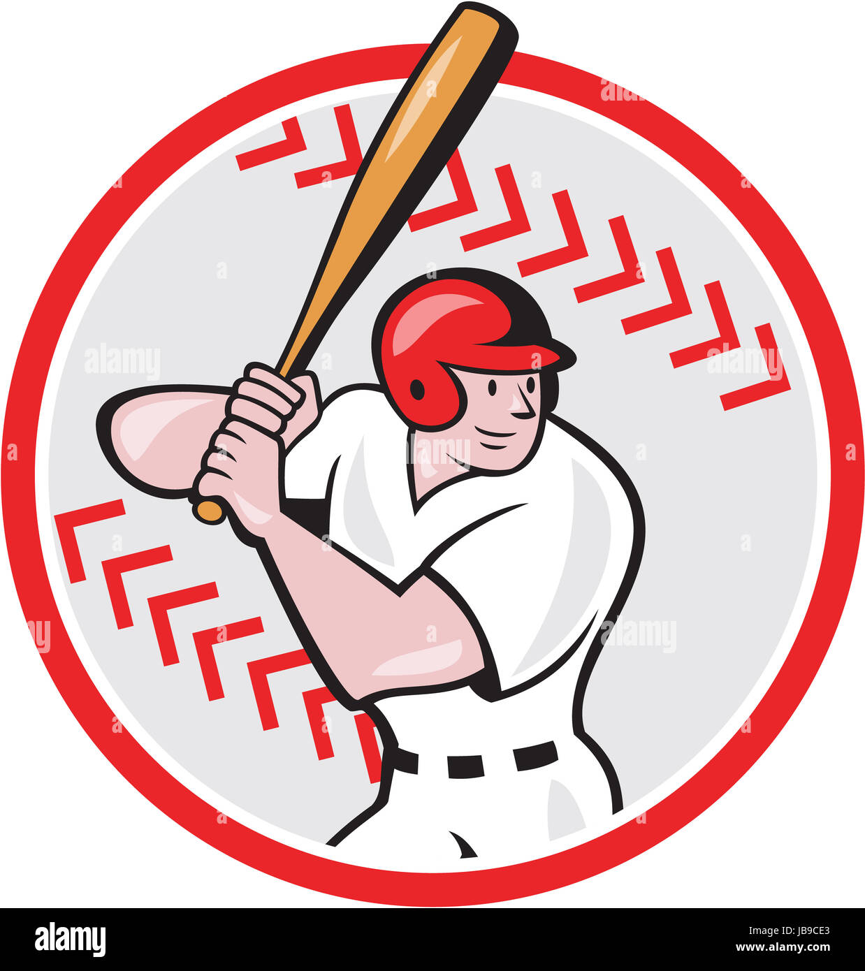 Softball Batting Stance Clip Art